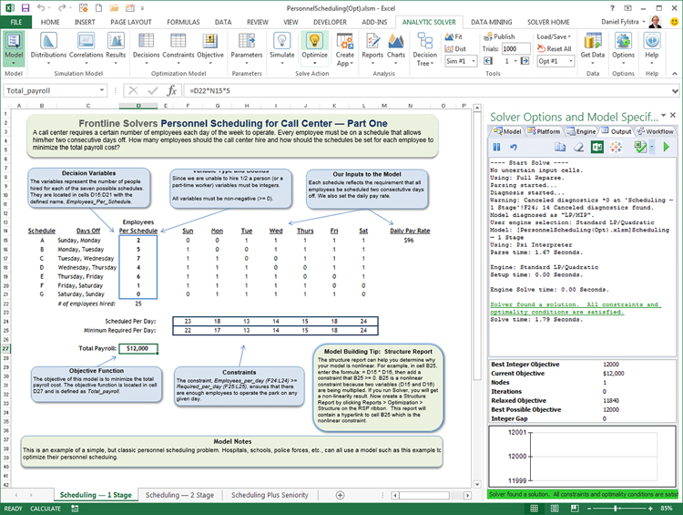 Tutorial: Using Simulation and Optimization Together | solver
