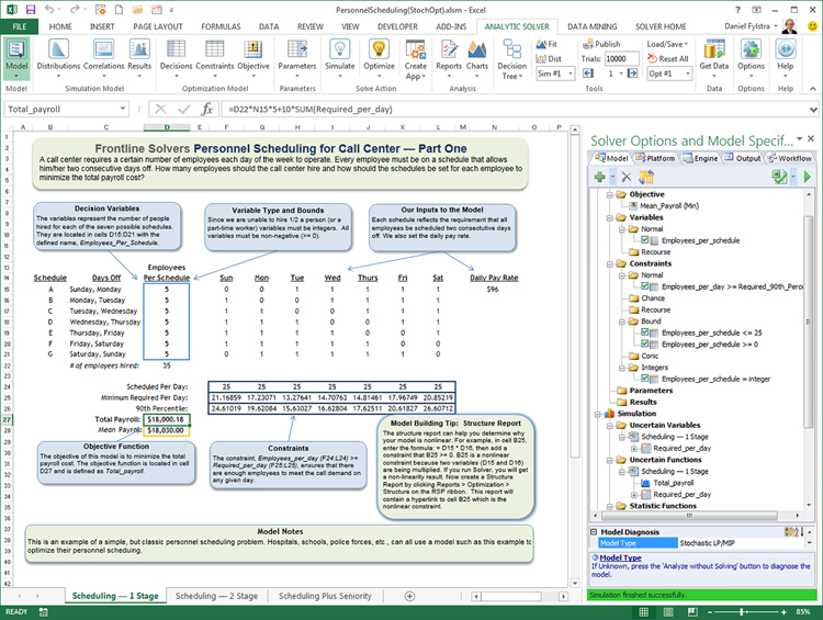 Tutorial: Using Simulation and Optimization Together | solver